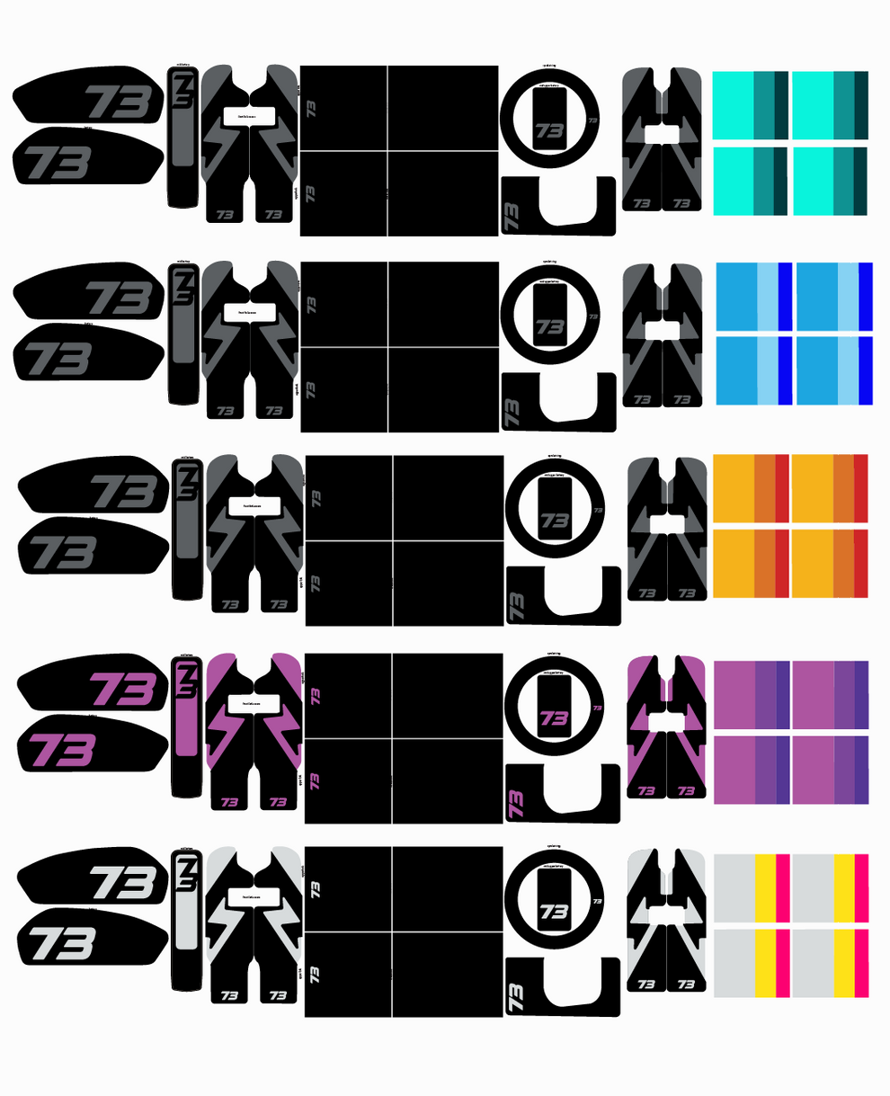 Create your own Custom Super 73 Rx (New S2 adventure) decal kit – P.M ...