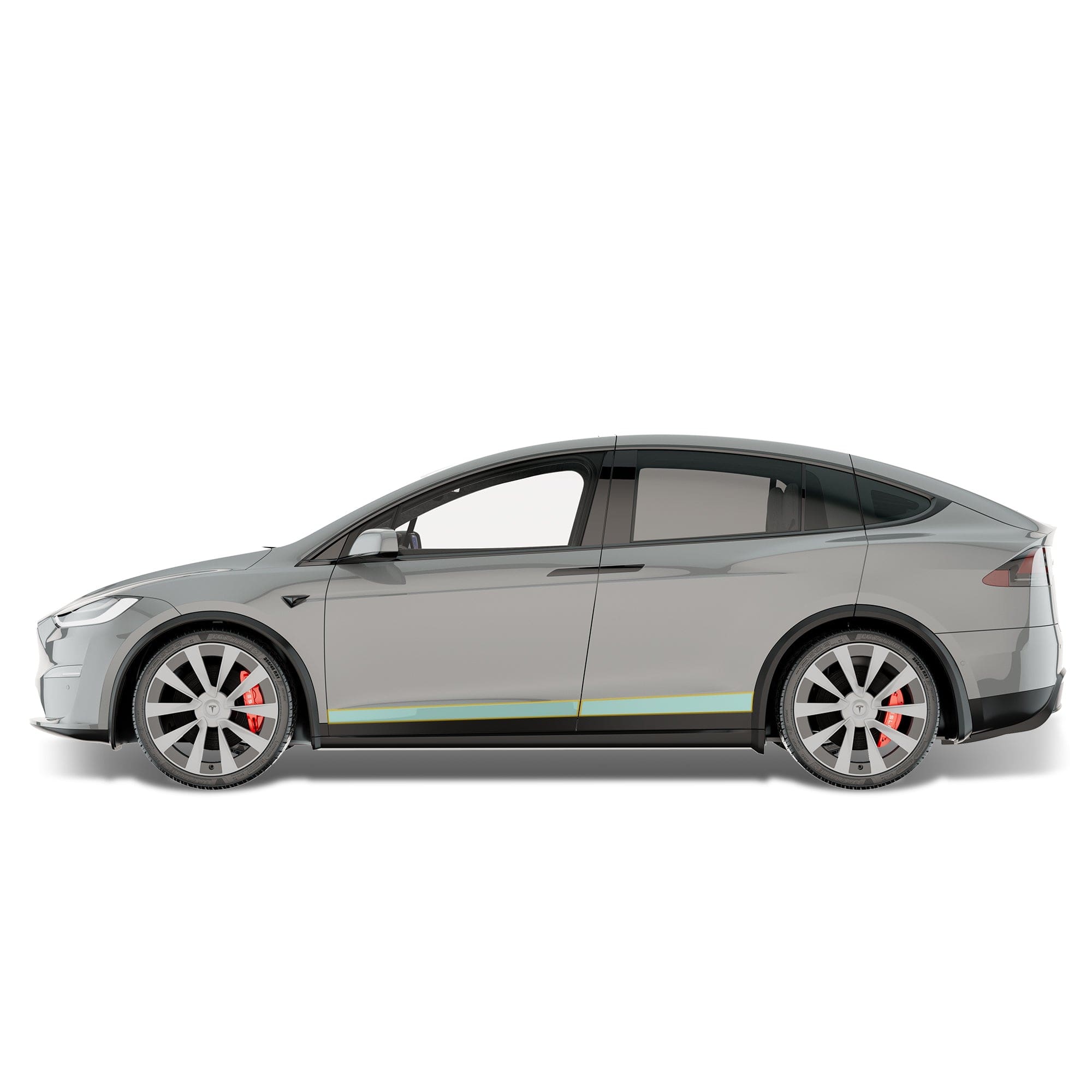 Lower Doors PPF | Rockers Area Paint Protection Film for Tesla Model X ...